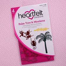 Heartfelt Creations Palm Tree and Monkeys – Crafting with Vicky