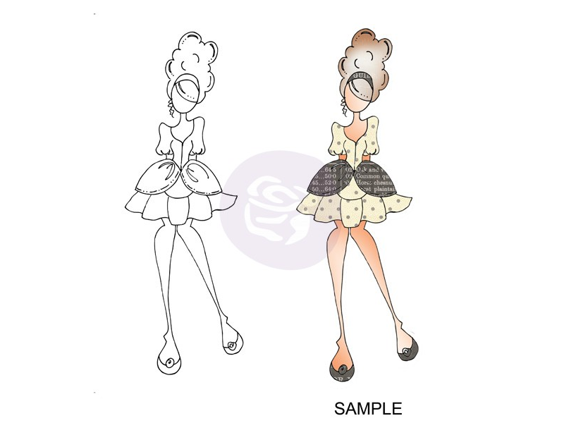 Prima Julie Nutting "Mindy" Cling Stamp – Crafting with Vicky